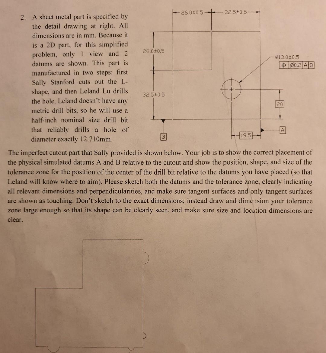 Solved please draw the final drawing!! from the full | Chegg.com