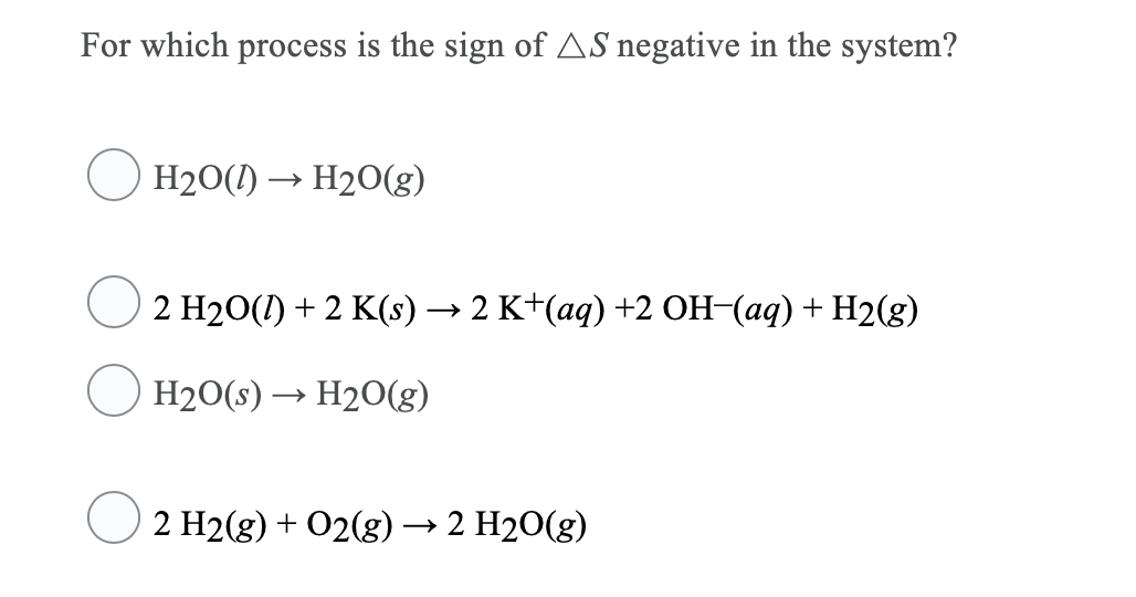 Solved Classify each of the following processes as | Chegg.com