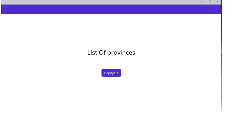 List of Provinces Create MAUI Application that | Chegg.com