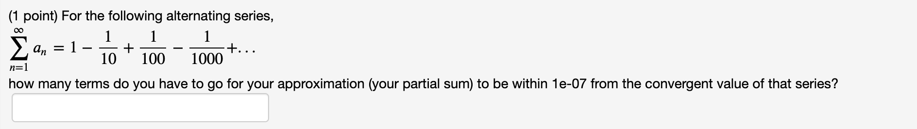 Solved (6 points) For each of the following series, tell | Chegg.com