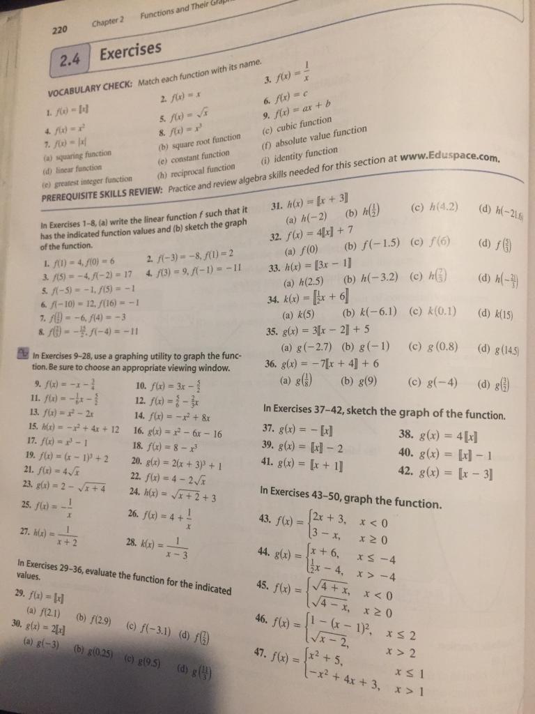 Solved PREREQUISITE SKILLS REVIEW: Practice and review | Chegg.com