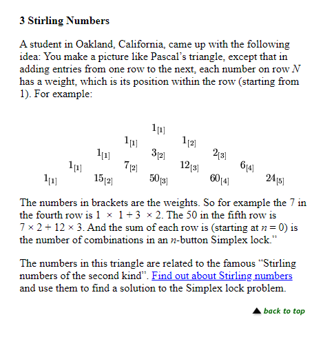 3 Stirling Numbers A student in Oakland, California, | Chegg.com
