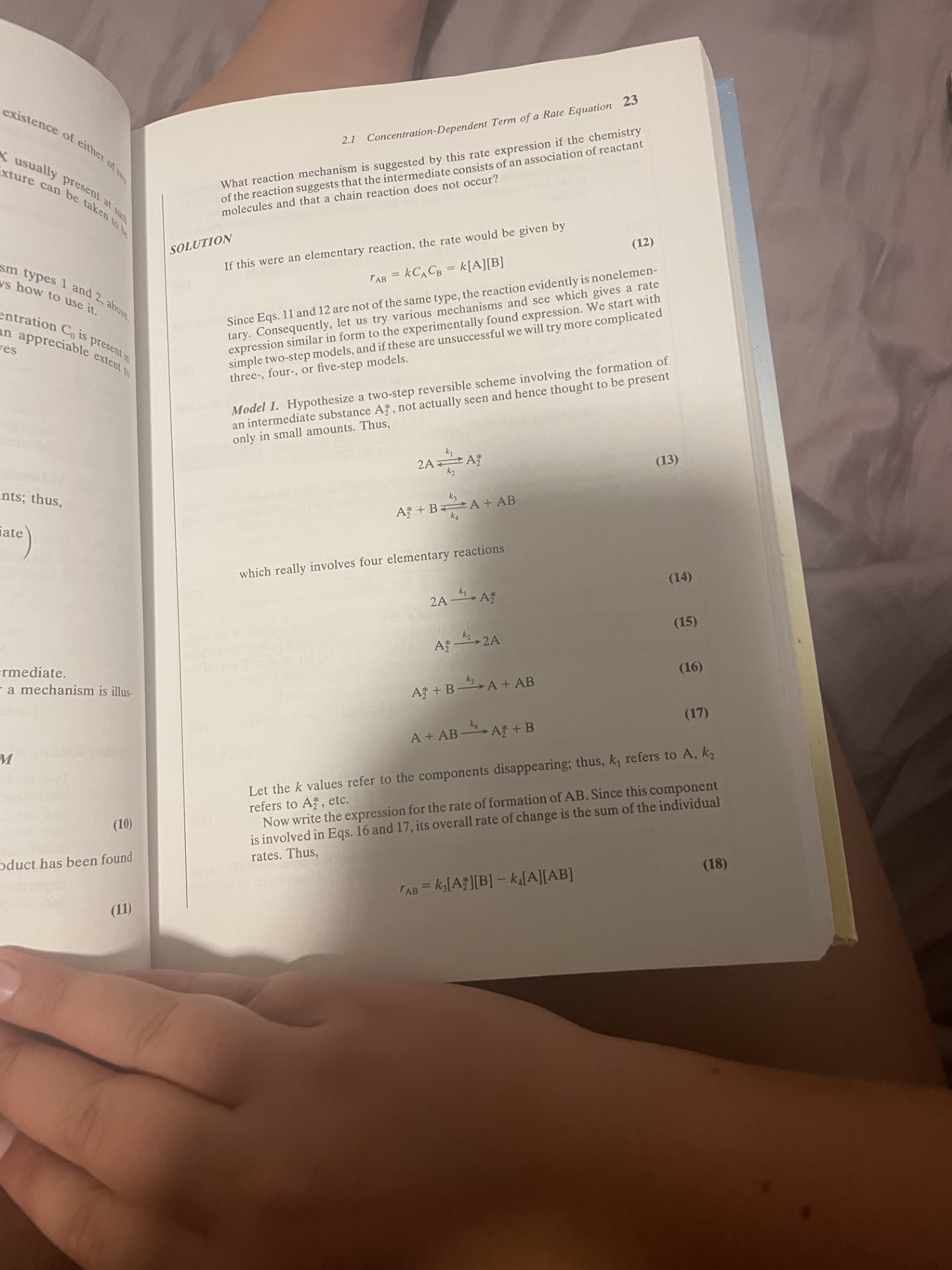 Solved small concentration that its rate of change in the | Chegg.com