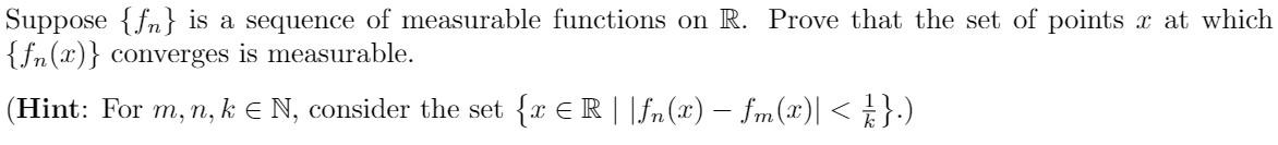 Solved Suppose Fn Is A Sequence Of Measurable Functions On 3668