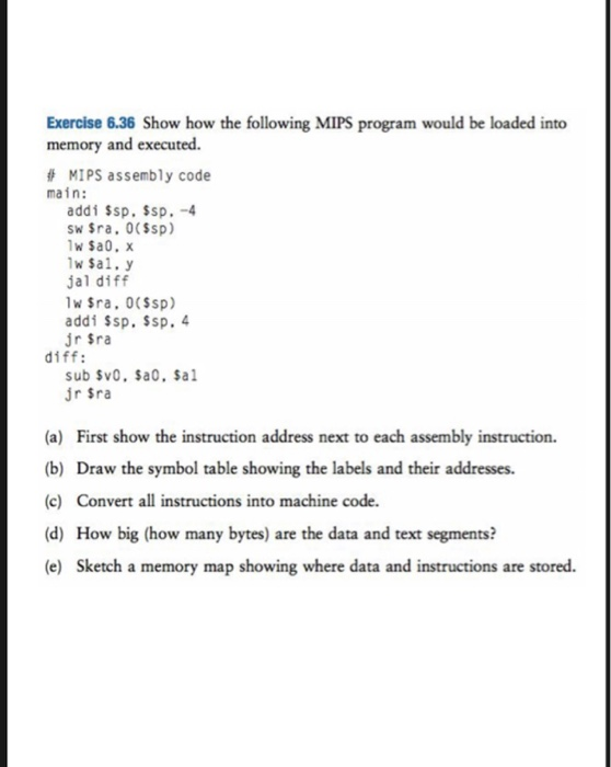Need help solving computer organization and | Chegg.com
