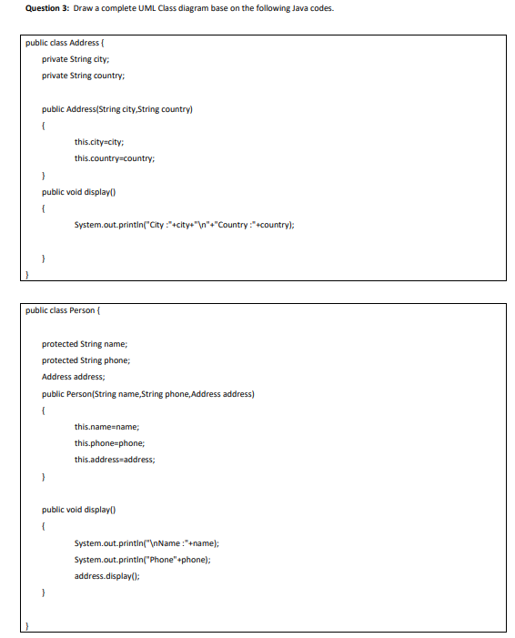 Solved public class Student extends Person- private String | Chegg.com