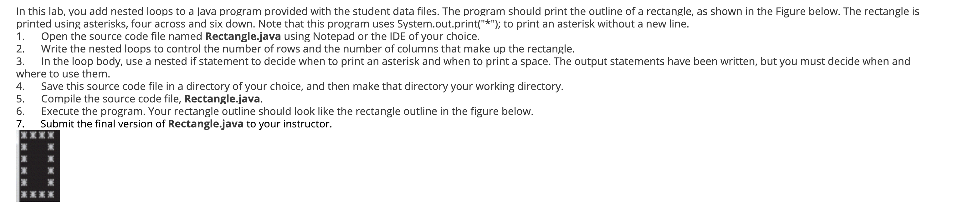 Solved In This Lab You Add Nested Loops To A Java Program 6232