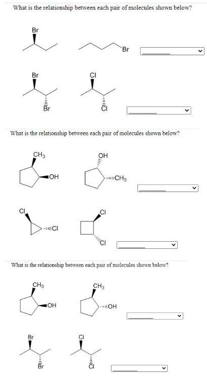 Solved What is the relationship between each pair of | Chegg.com