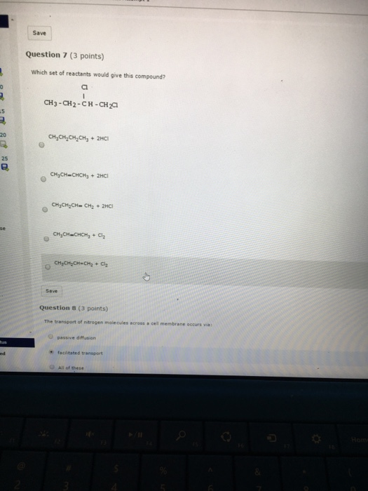 Solved Which set of reactants would give this compound? | Chegg.com
