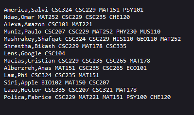 Solved CSC212 Project 6 - Linked Lists - Help File You must | Chegg.com