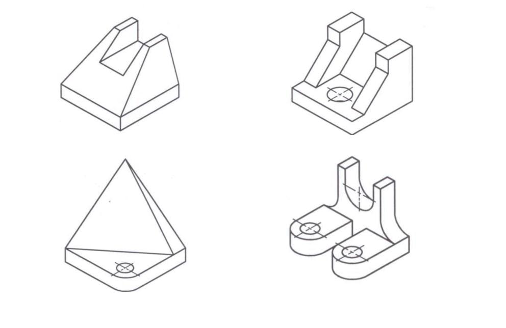 Solved 1. Draw necessary free hand orthographic projections | Chegg.com