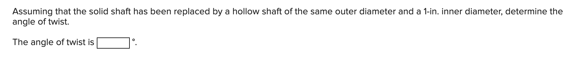 Solved Required information A torque of 32-kip.in. is | Chegg.com