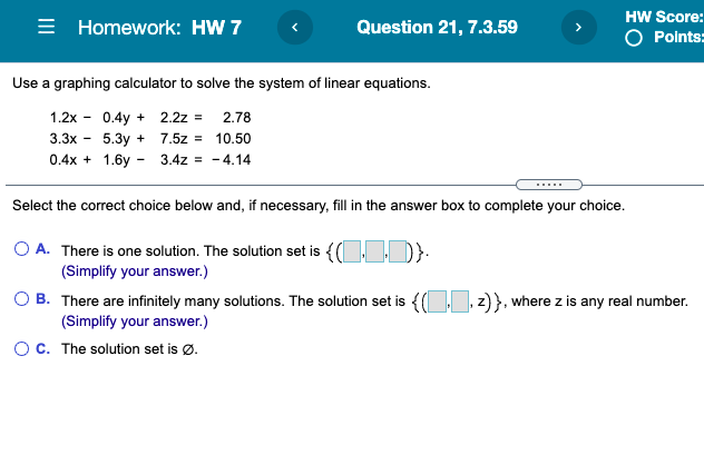 Solved = Homework: HW 7 Question 21, 7.3.59 > HW Score: O | Chegg.com