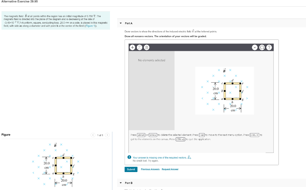 Solved The magnetic field B⃗ at all points within | Chegg.com