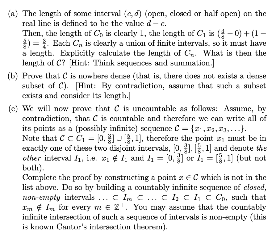 Solved 2. In this question we construct the famous fat | Chegg.com