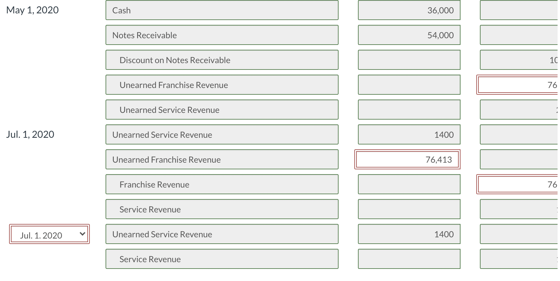 Solved Pina Inc. charges an initial franchise fee of | Chegg.com