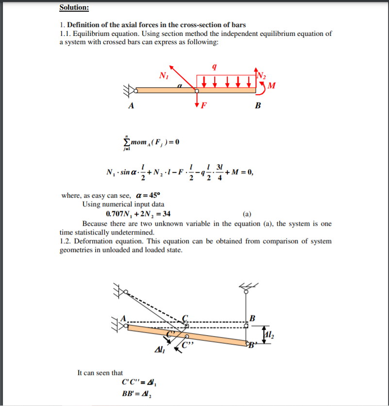 Solved Course work: Problem 1. Strength analysis of the | Chegg.com