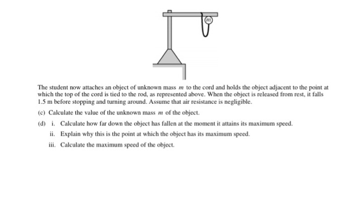 Solved Mech. 3 In an experiment to determine the spring | Chegg.com