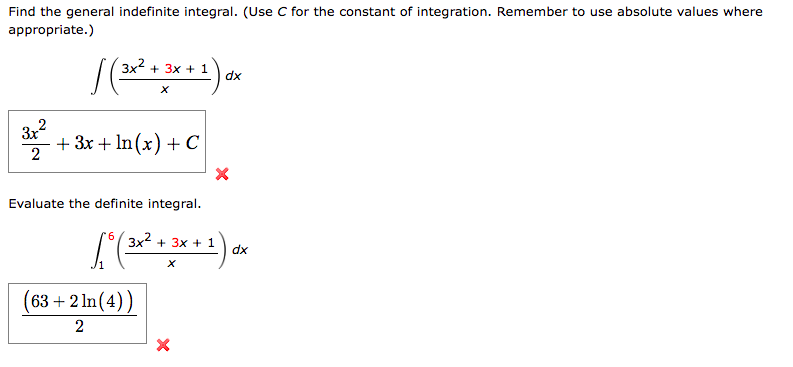 Solved Find the general indefinite integral. (Use C for the | Chegg.com