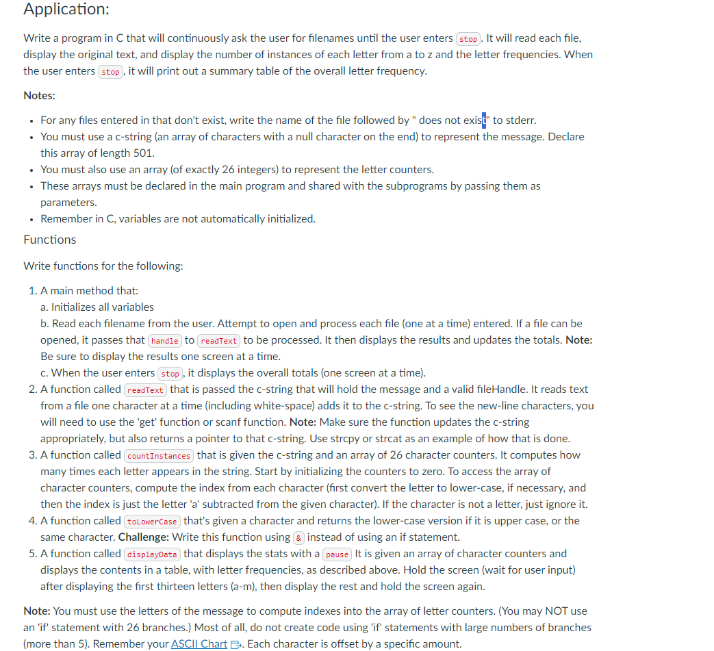 Solved (Please read the filename from args)Write a program | Chegg.com