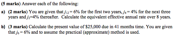 Solved (5 marks) Answer each of the following: a) (2 marks) | Chegg.com