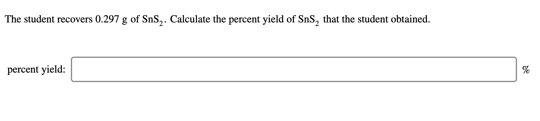 Solved Tin(IV) sulfide, SnS2,SnS2, a yellow pigment, can | Chegg.com
