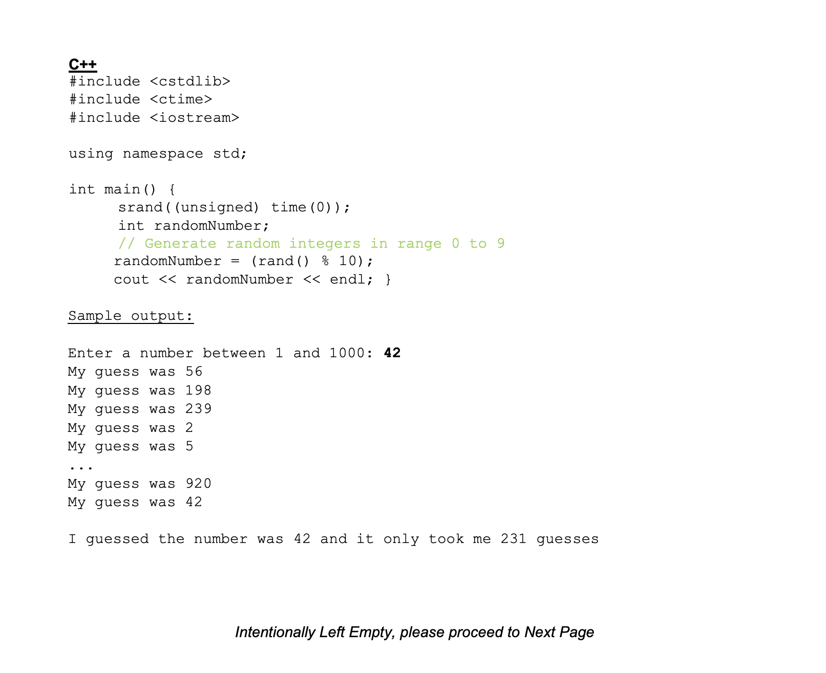 Solved Lab6B: Pick a number between 1 and 1000 For this lab, | Chegg.com