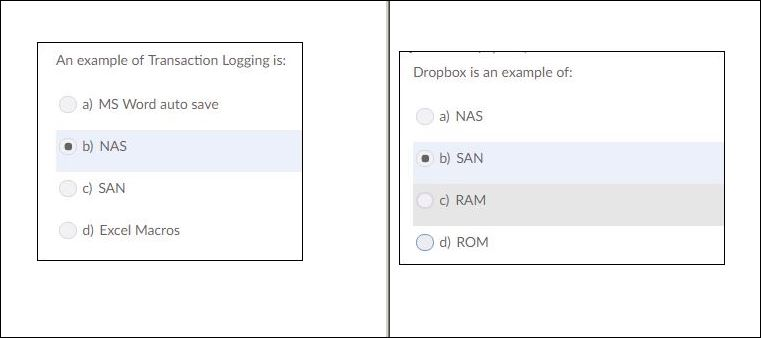Solved An example of Transaction Logging is: Dropbox is an | Chegg.com