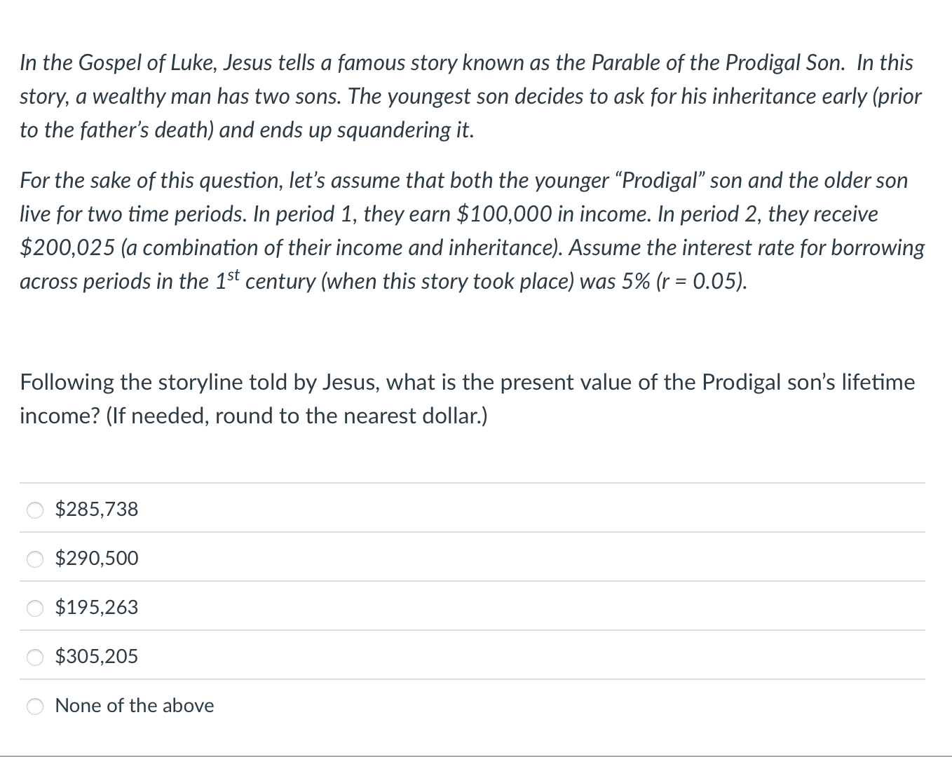 Solved by an EXPERT In the Gospel of Luke, Jesus tells a famous story | Chegg.com