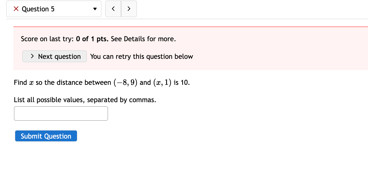 Solved Score on last try: 0 of 1 pts. See Details for more. | Chegg.com