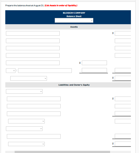 Solved presented below.Prepare the income statement for the | Chegg.com