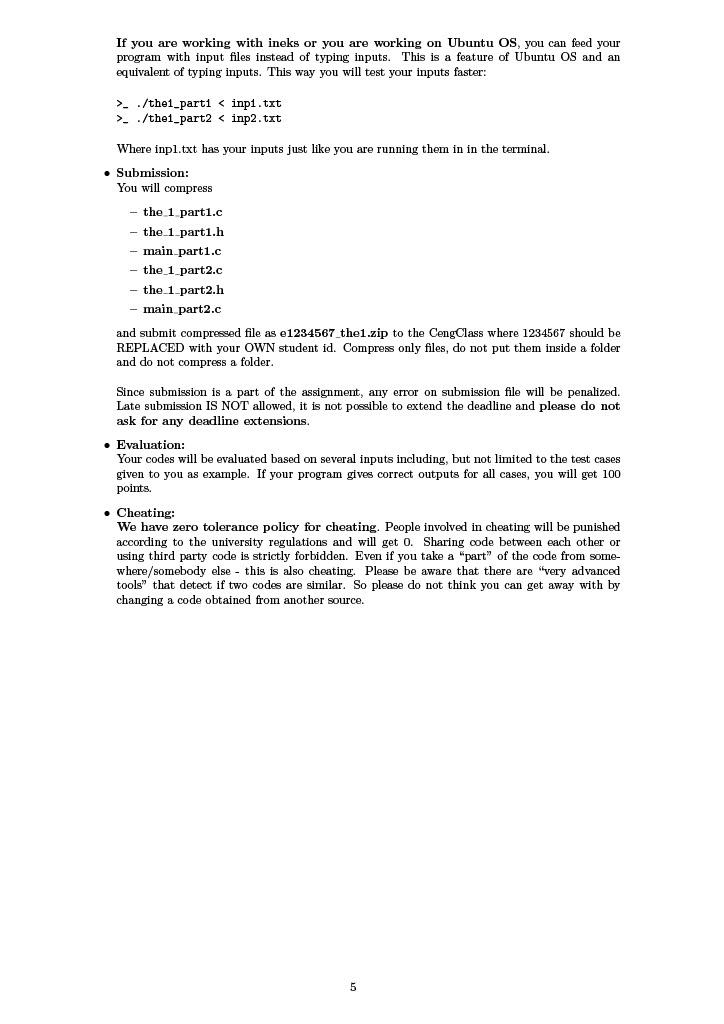 Department of Computer Engineering, METU CENG 140 | Chegg.com