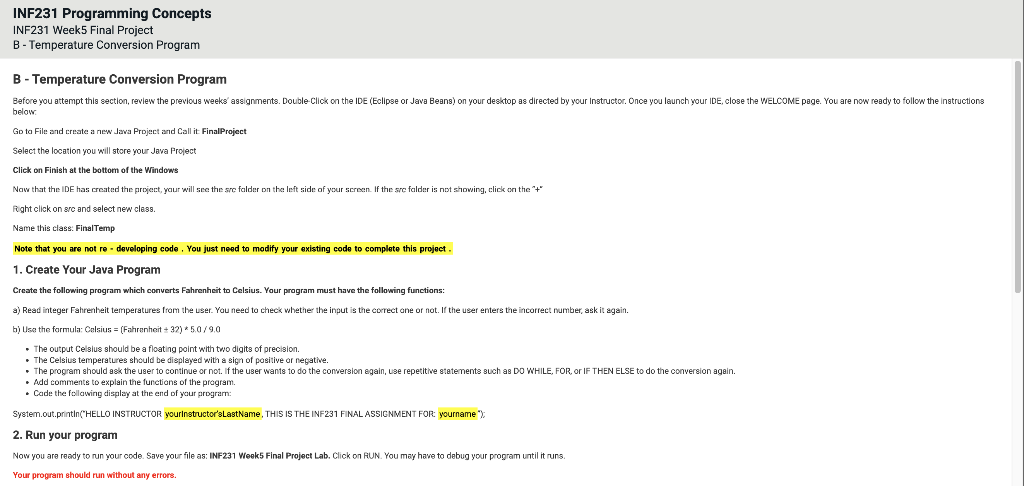 Solved In the assignment there is a thermometer which | Chegg.com