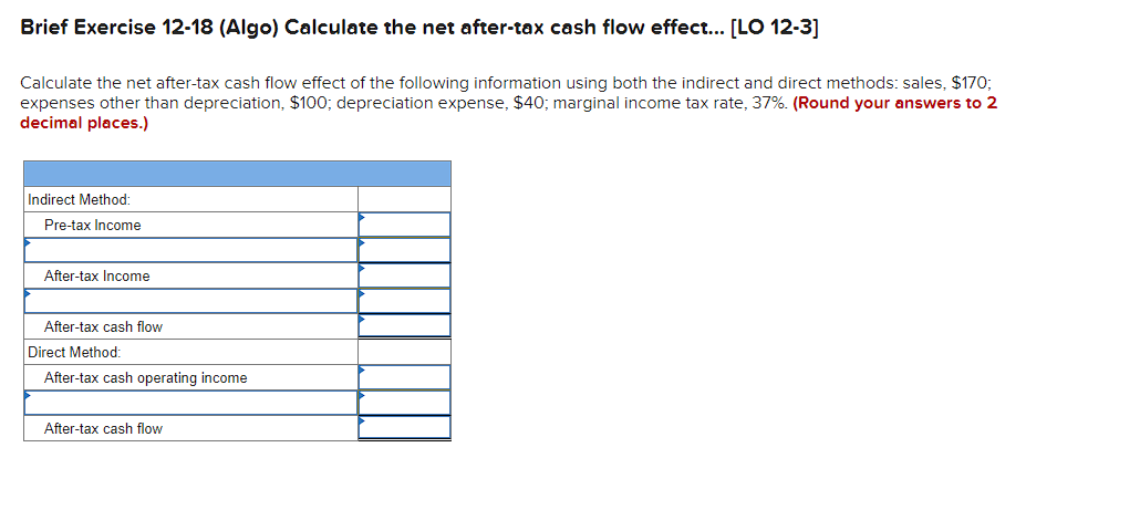 Solved Brief Exercise 12-18 (Algo) Calculate the net | Chegg.com