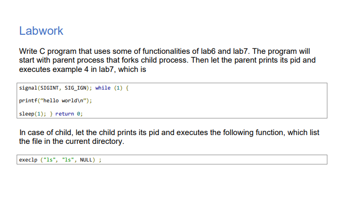Solved Write C Program That Uses Some Of Functionalities Of 2374