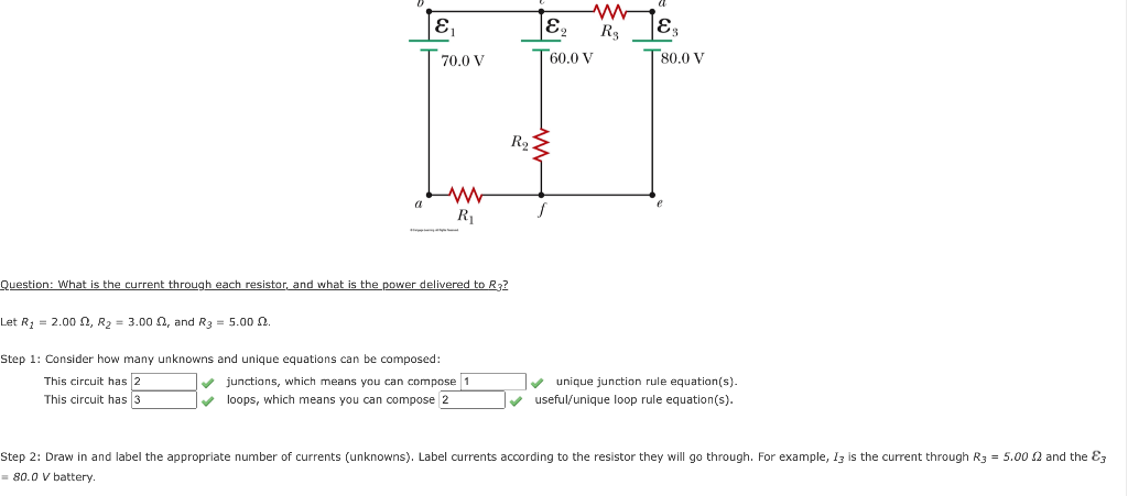 Solved Question: What is the current through each resistor, | Chegg.com