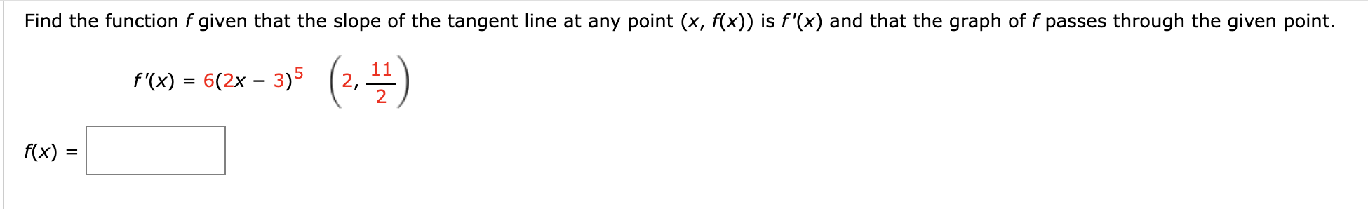 Solved Find the function f given that the slope of the | Chegg.com Solved Find the function f given that the slope of the | Chegg.com
