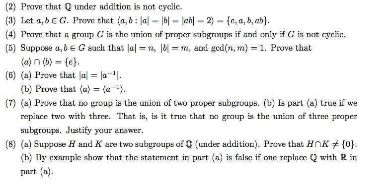 Solved Please include the definitions and theorems used, and | Chegg.com