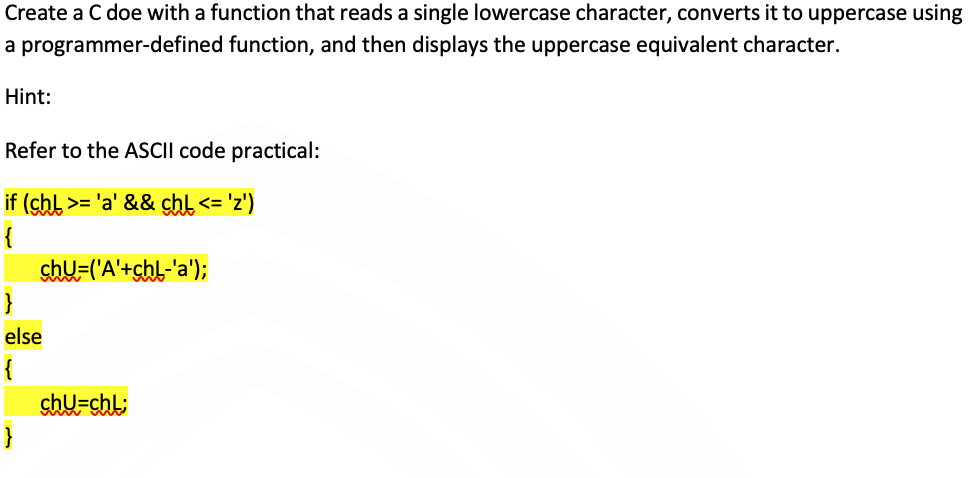 Solved Create a C doe with a function that reads a single | Chegg.com