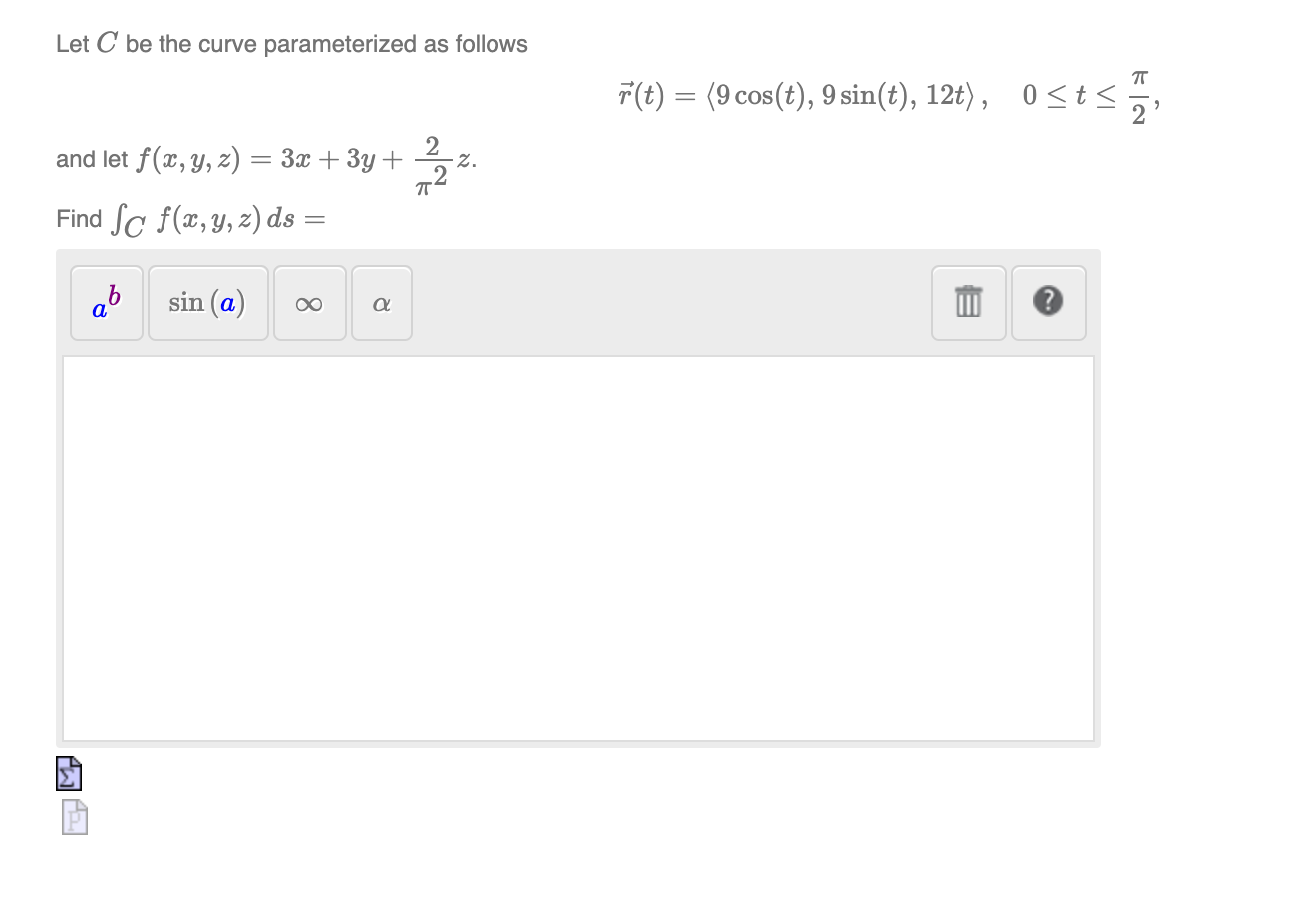 Solved Let C be the curve parameterized as follows 2 F(t) = | Chegg.com