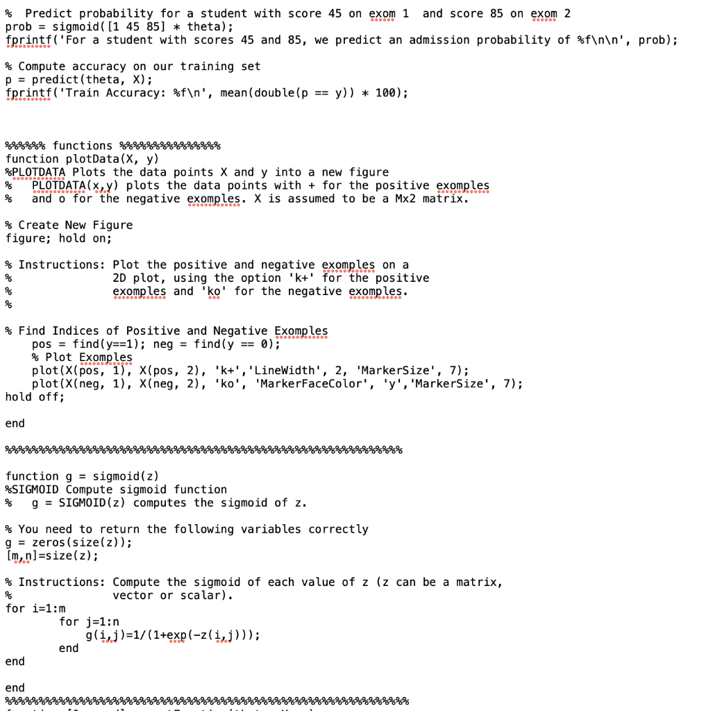 this is an explanation for a MATLAB code, I need you | Chegg.com