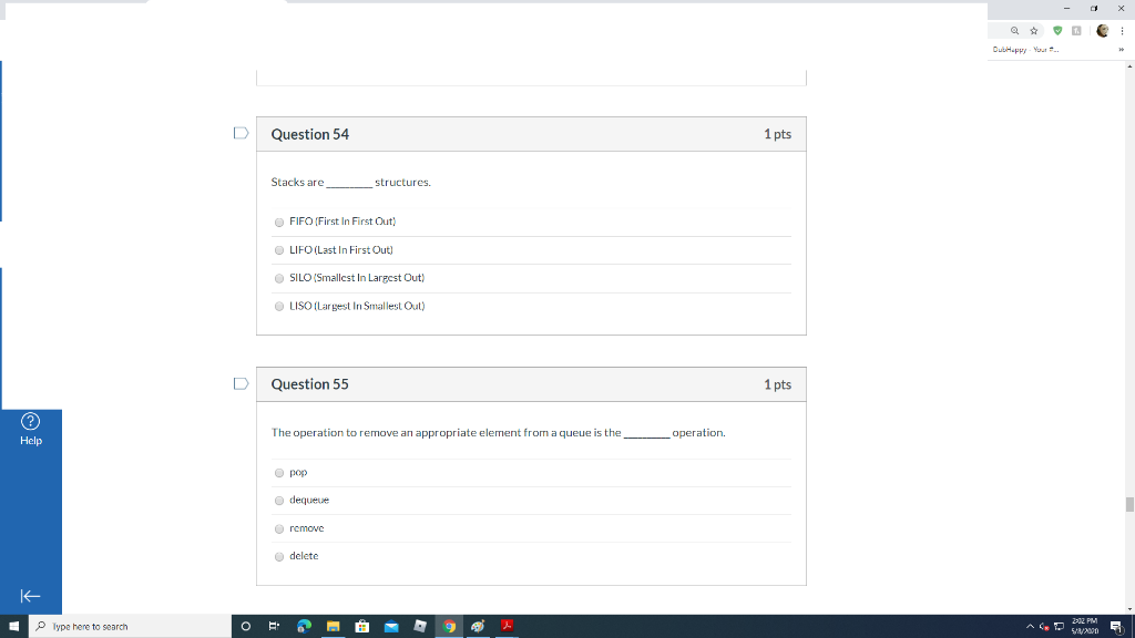 Solved wakicom Duty If we use an unsorted list to implement | Chegg.com