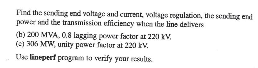 5.3. A 230-kV, three-phase transmission line has a | Chegg.com