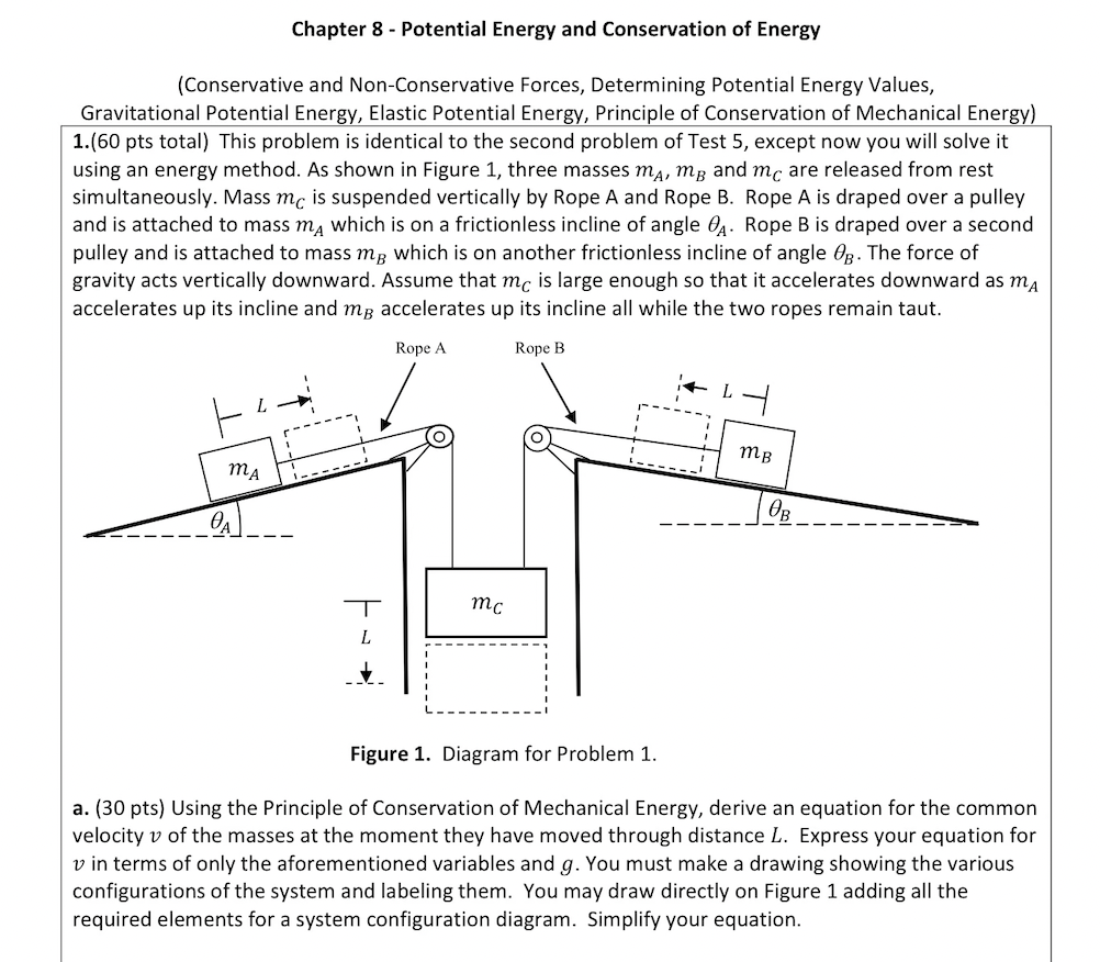 Solved Chapter 8 - Potential Energy and Conservation of | Chegg.com