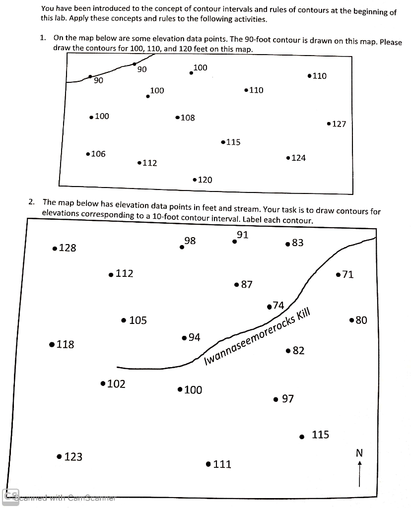 Solved You have been introduced to the concept of contour | Chegg.com