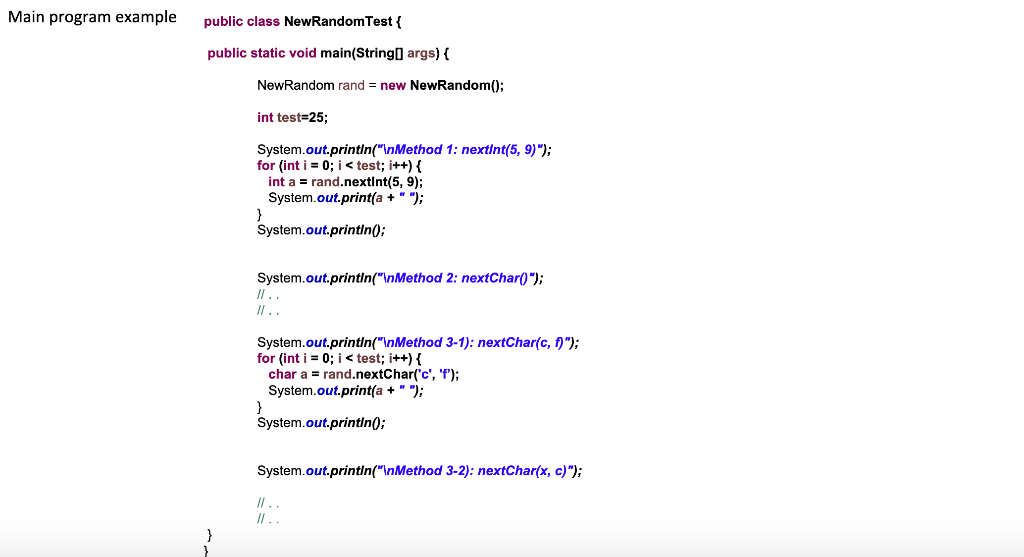Solved Project 1 Mission Statement// returns a random | Chegg.com