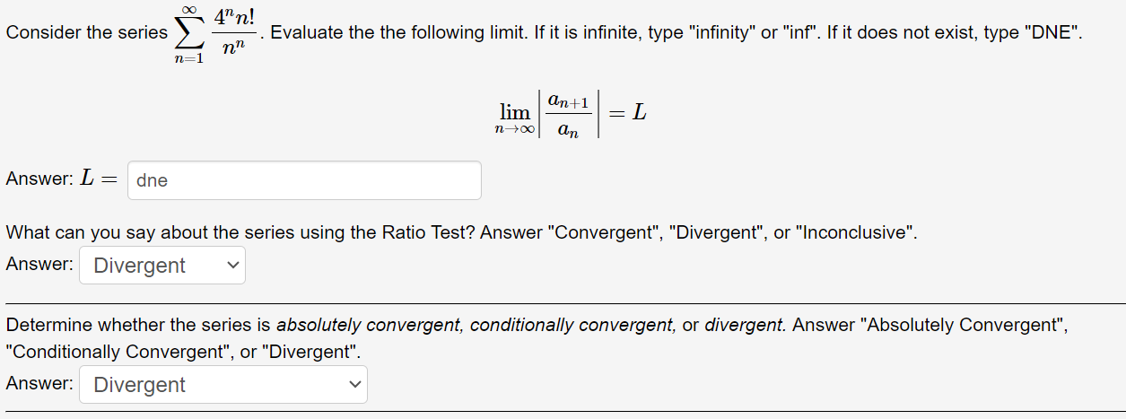 Solved Consider the series \\( \\sum_{n=1}^{\\infty} | Chegg.com