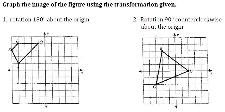 Solved Graph the image of the figure using the | Chegg.com