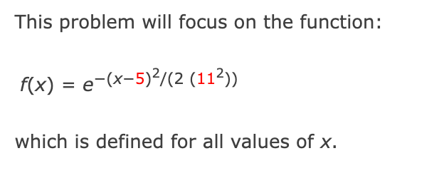 Solved This problem will focus on the function: f(x) = | Chegg.com