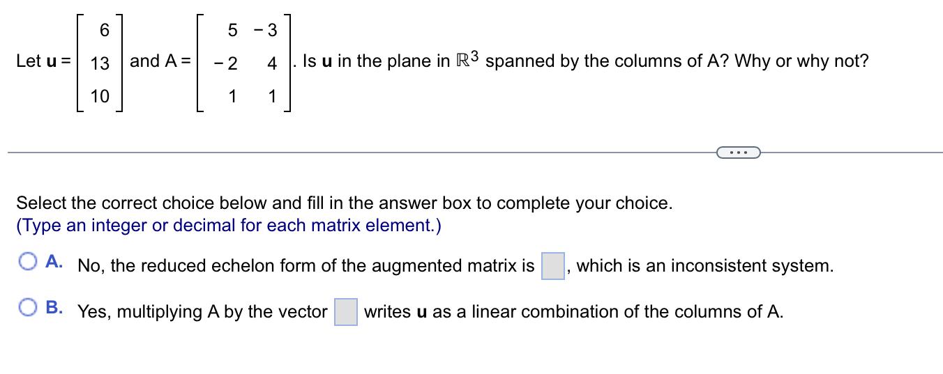 Solved How many rows of A contain a pivot position? Does the | Chegg.com